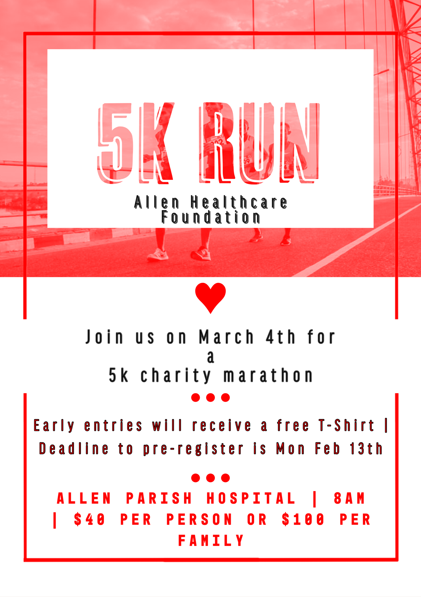 5K Heart Run - Allen Parish