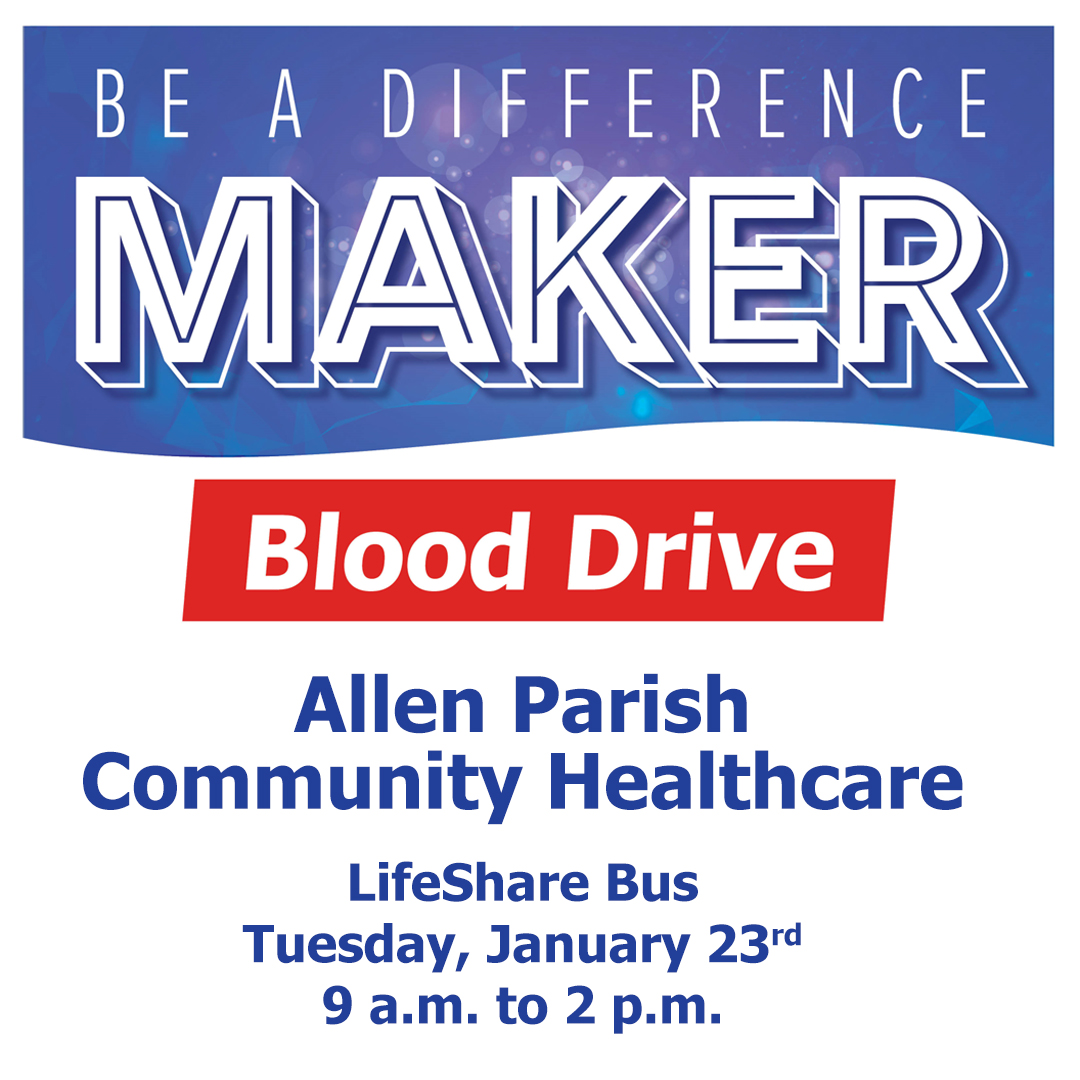 LifeShare Mobile Blood Drive - Allen Parish